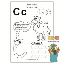 Alfabetul vesel - fisa litera C - Materiale Didactice | Eduprescolar.ro