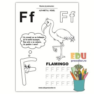 Alfabetul vesel - fisa litera F - Materiale Didactice | Eduprescolar.ro