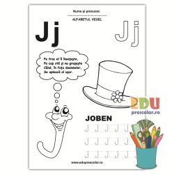 Alfabetul vesel - fisa litera J - Materiale Didactice | Eduprescolar.ro