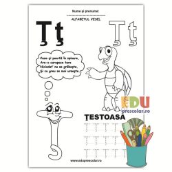 Alfabetul vesel - fisa litera Ţ - Materiale Didactice | Eduprescolar.ro