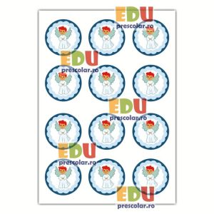 Etichete cu ingerasi - Idei Cadouri | Eduprescolar.ro